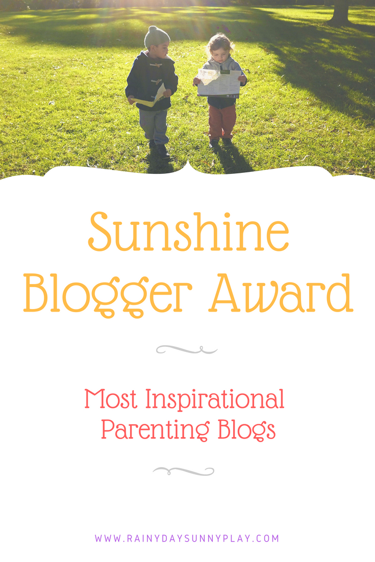 Sunshine Blogger Award: Most Inspirational Parenting Blogs – Creative ...